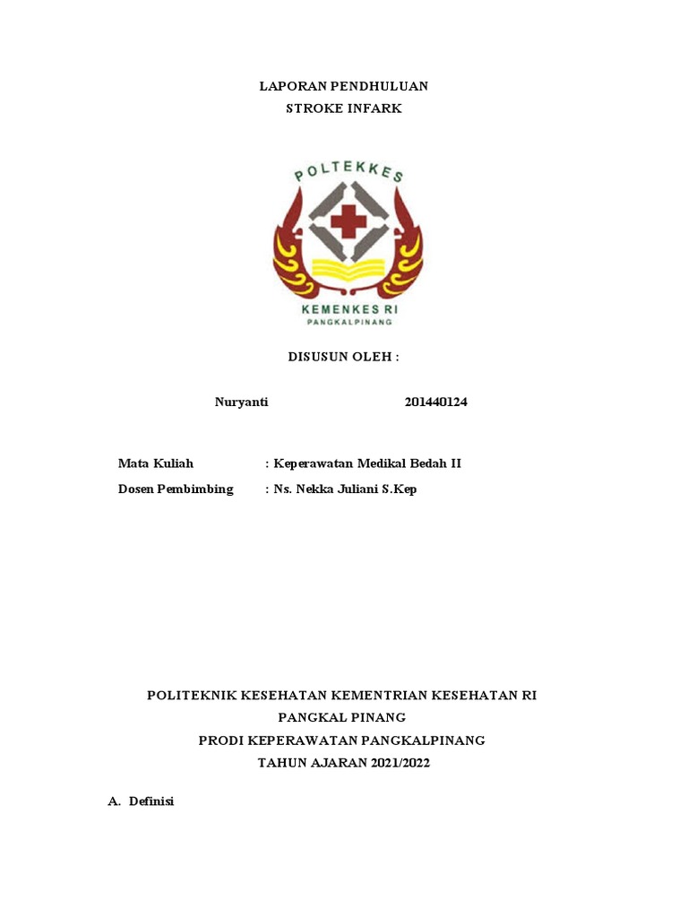 LP Stroke Infark | PDF