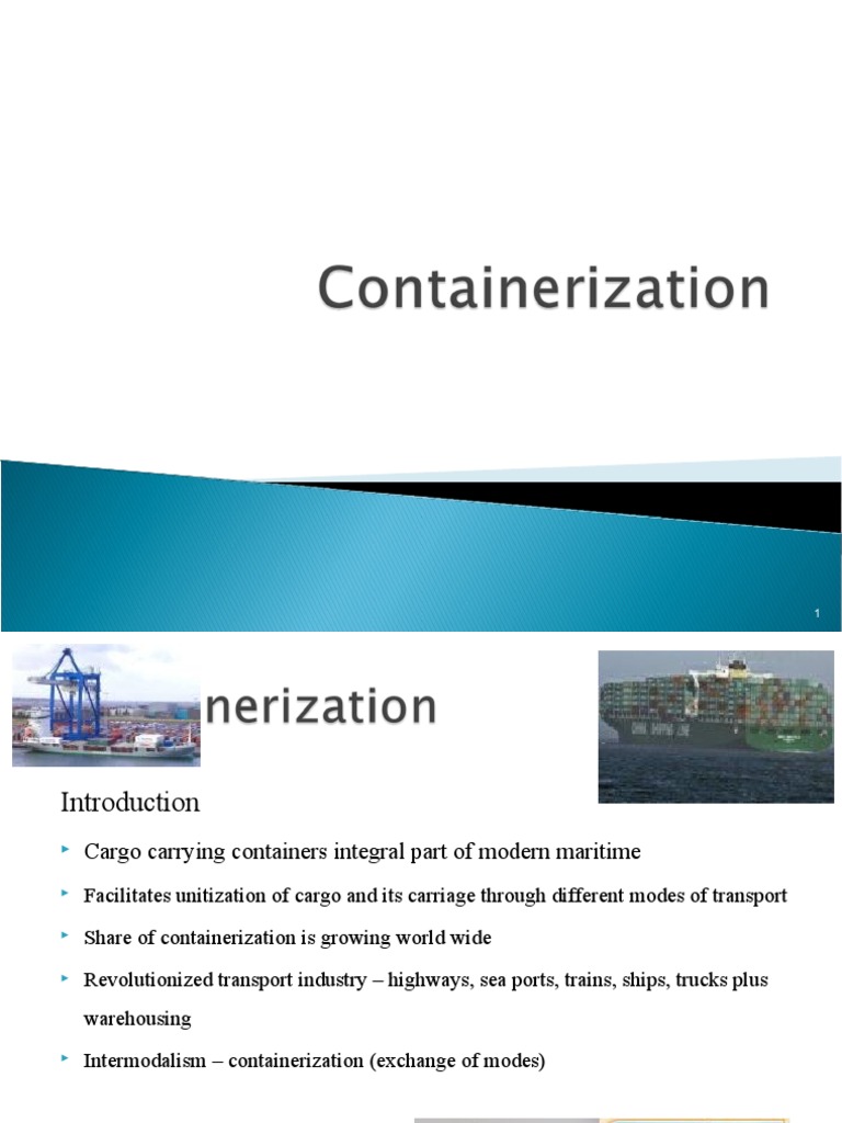 Containerization | PDF | Containerization | Cargo
