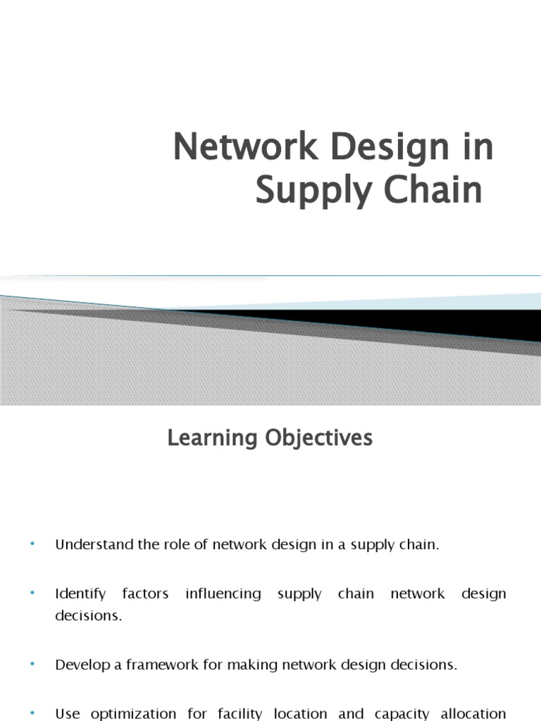 Network Design in Supply Chain | PDF | Supply Chain | Logistics