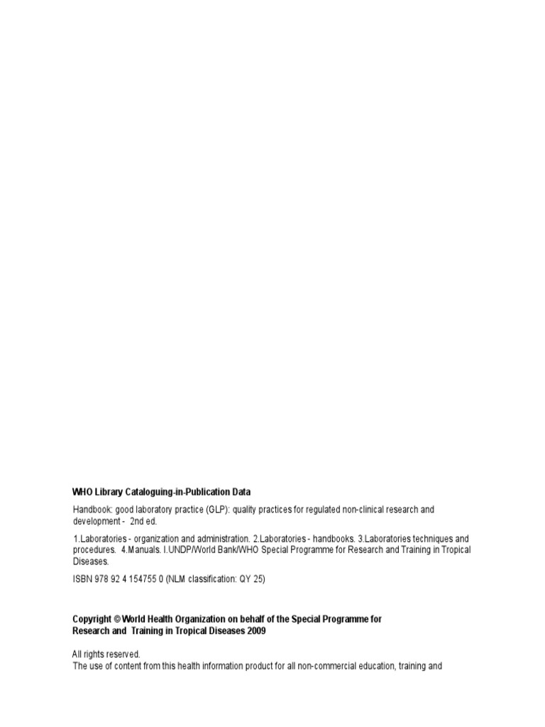 GLP Handbook | Download Free PDF | Medicine | Health Care