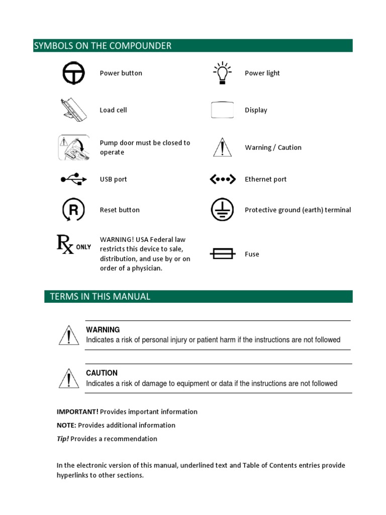 Baxter - Operator Manual - ExactaMix 2400 Compounder - 5300-7410 Rev. C ...