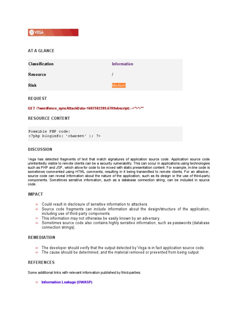 Open Source Web Security Platform Pdf Vulnerability Computing Php