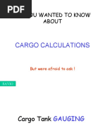 Oil Tanker Cargo Calculations | PDF | Barrel (Unit) | Density