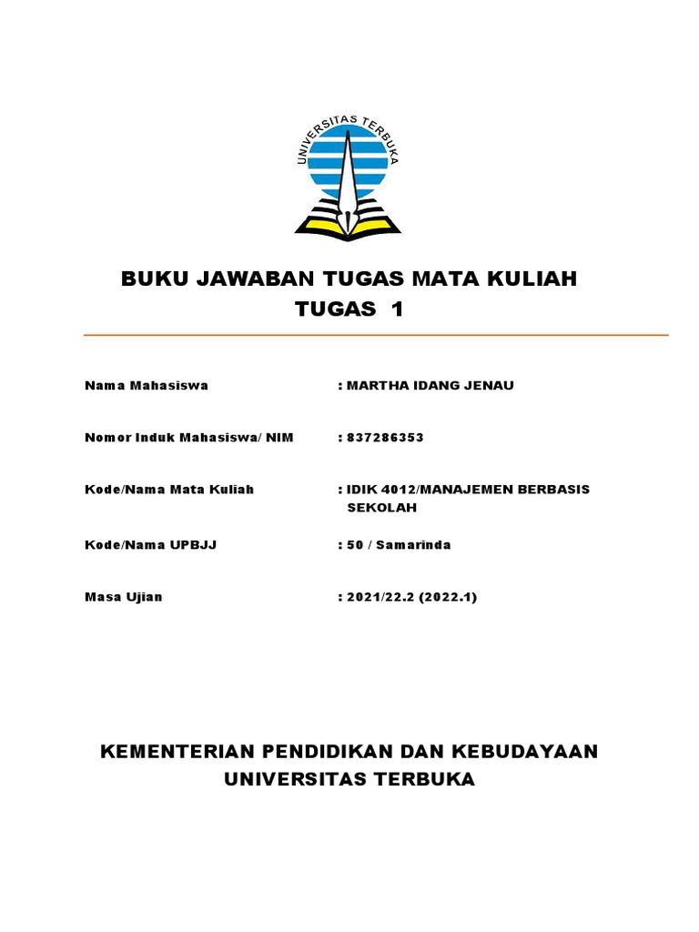 BJT 1 Idik 4012 Martha Idang Jenau | PDF