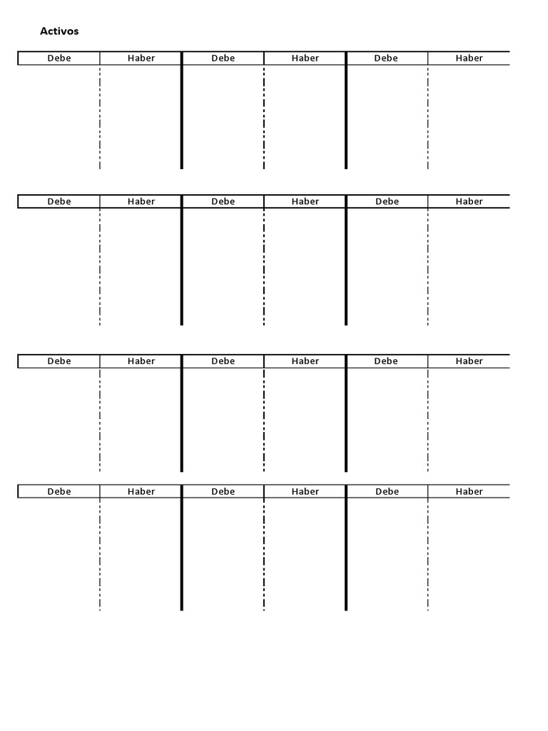 Libro Diario y Mayor PIAC Plantillas | PDF | Finanzas y dinero | Derecho