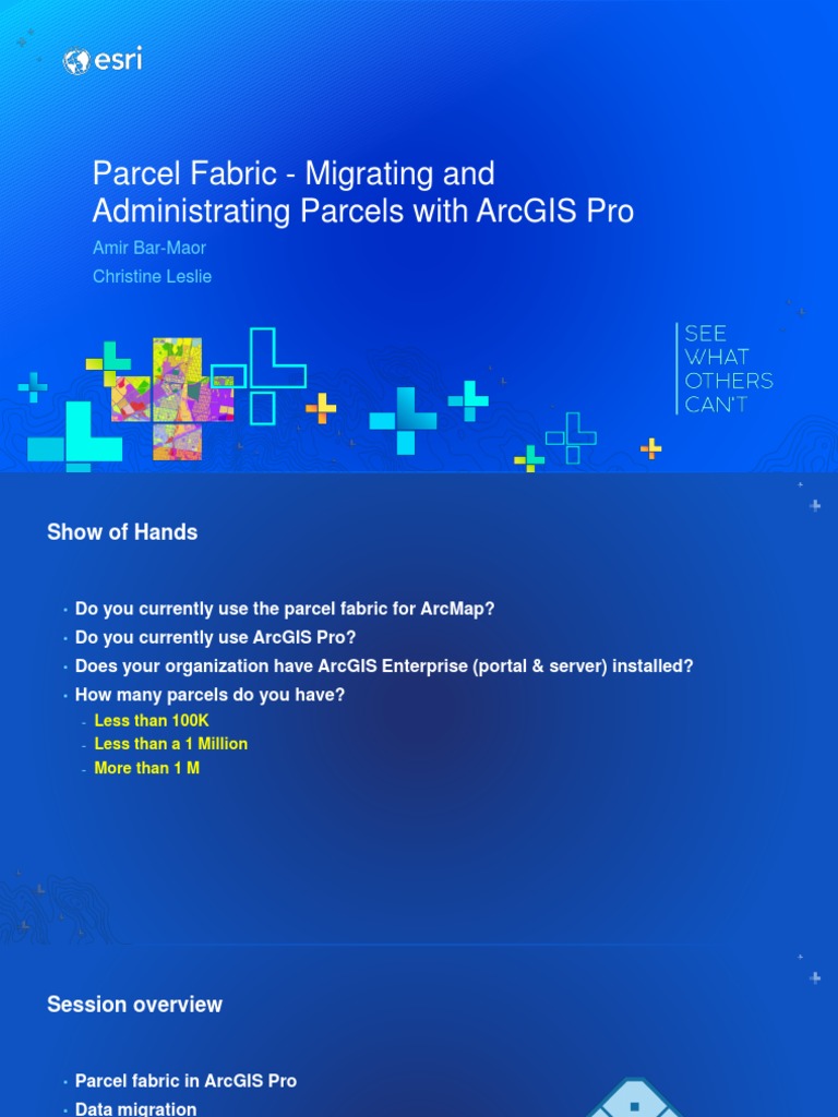 Parcel Fabric - Migrating and Administrating Parcels With Arcgis Pro ... Parcel Fabric - Migrating and Administrating Parcels With Arcgis Pro ...