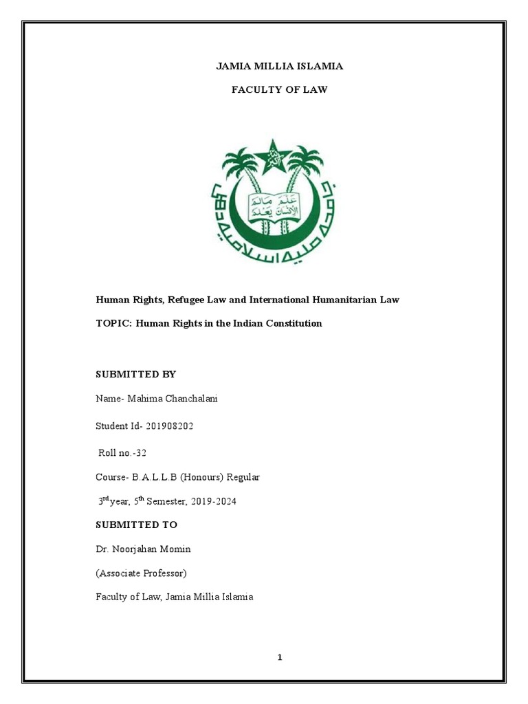 Human Rights Project | PDF | Writ | Civil Liberties