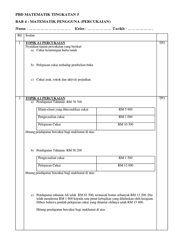 Pbd Mate T5 Bab 4 Pdf
