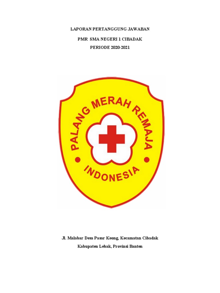 LPJ PMR SMA Negeri 1 Cibadak 2020-2021 | PDF