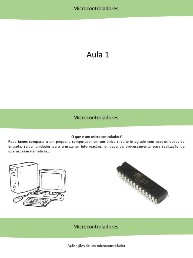 Introdução aos Microcontroladores e Programação | PDF | Corrente ...
