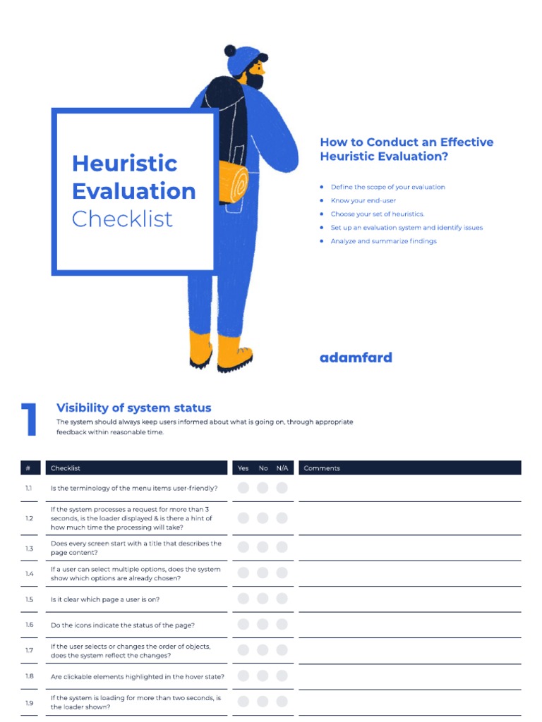 Heuristic Evaluation Checklist | PDF | Usability | Neuroscience