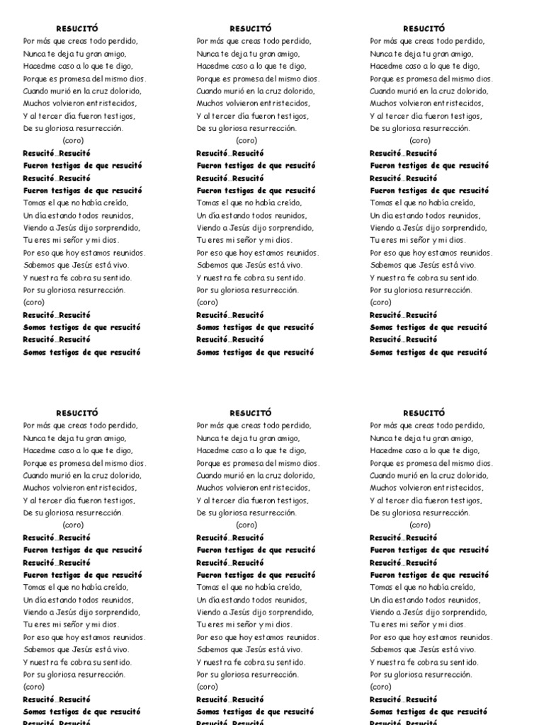 RESUCITÓ | PDF | Resurrección | Jesús