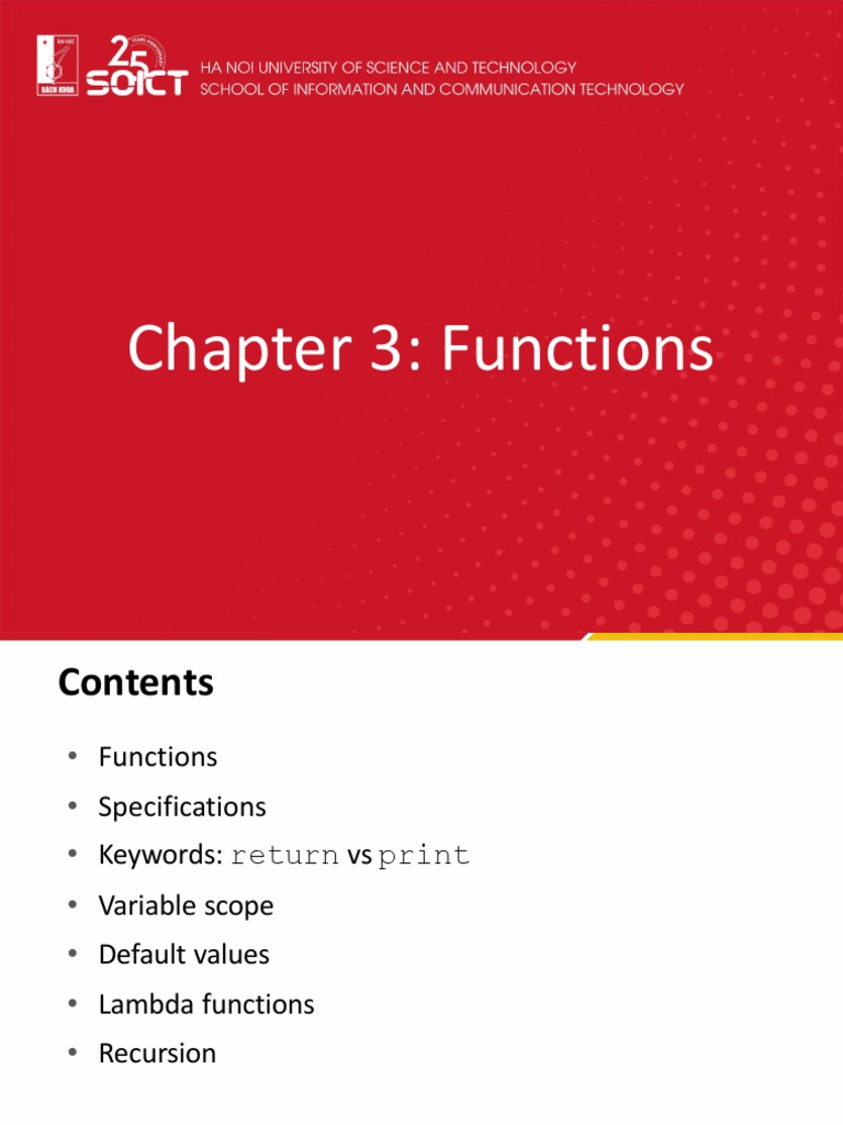 Chapter 3 Functions Pdf Parameter Computer Programming Anonymous Function 