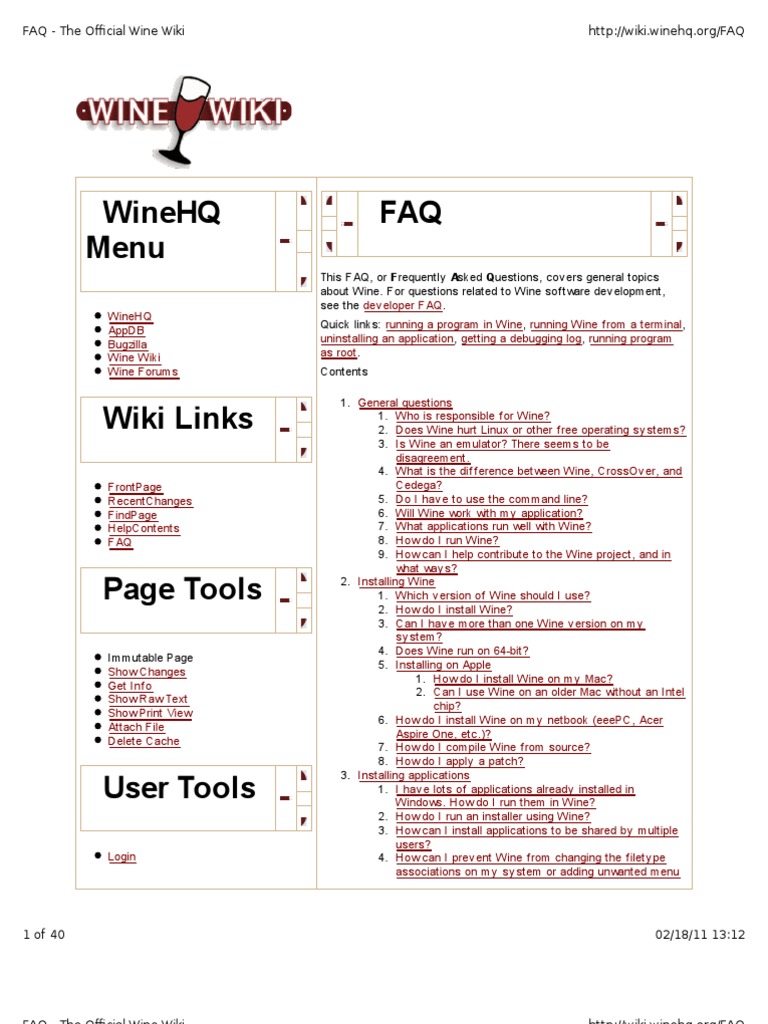 Wine Tutorial Pdf Command Line Interface Utility Software