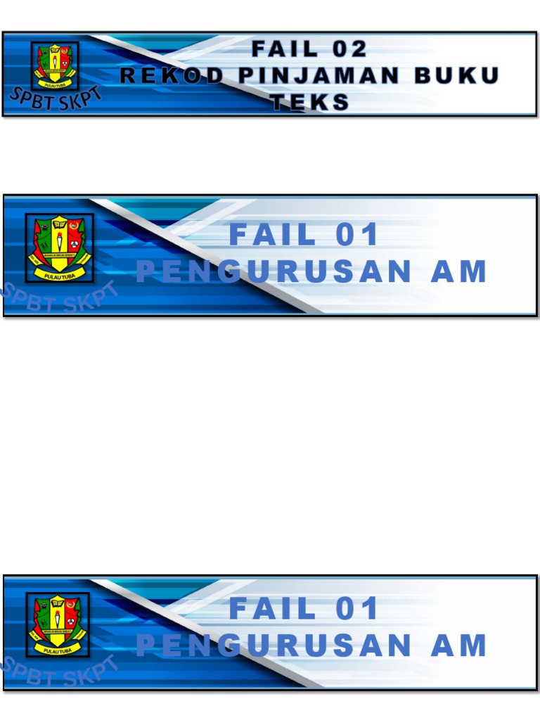 Tulang Fail SPBT | PDF