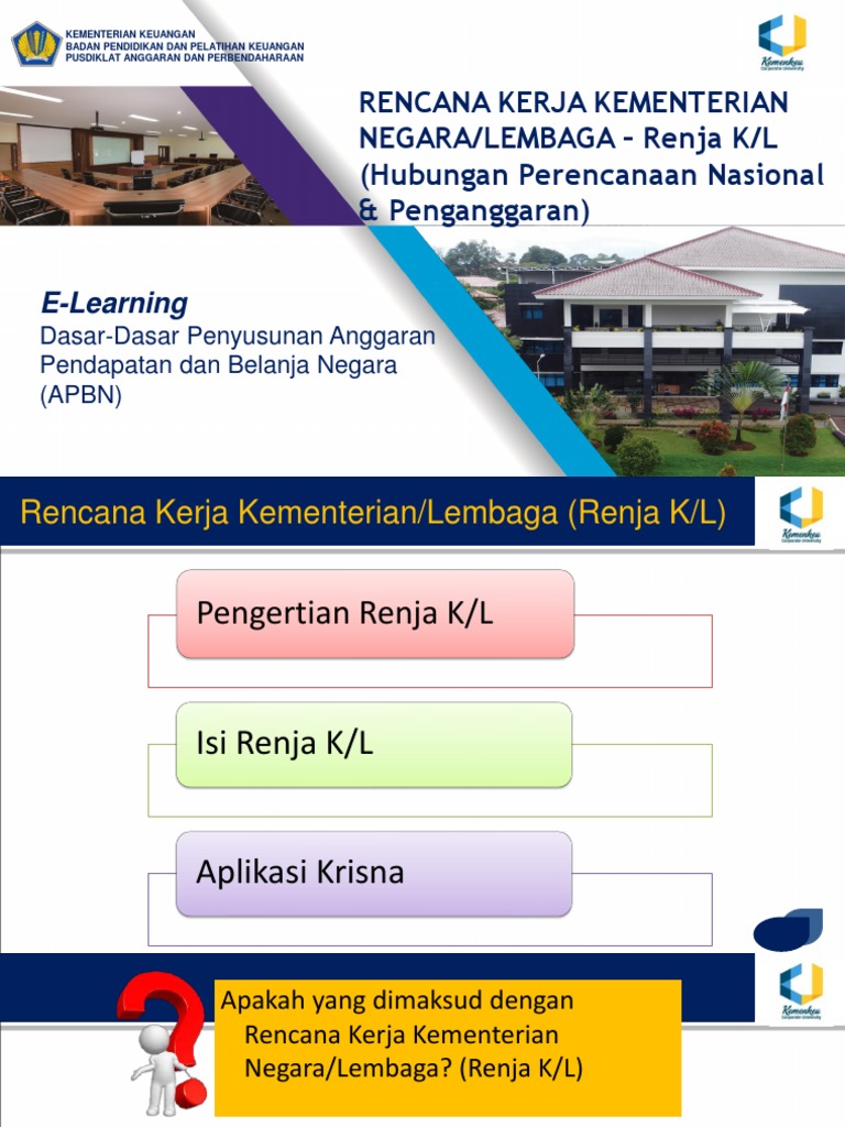 Rencana Kerja Kementerian Negara/Lembaga - Renja K/L (Hubungan ...