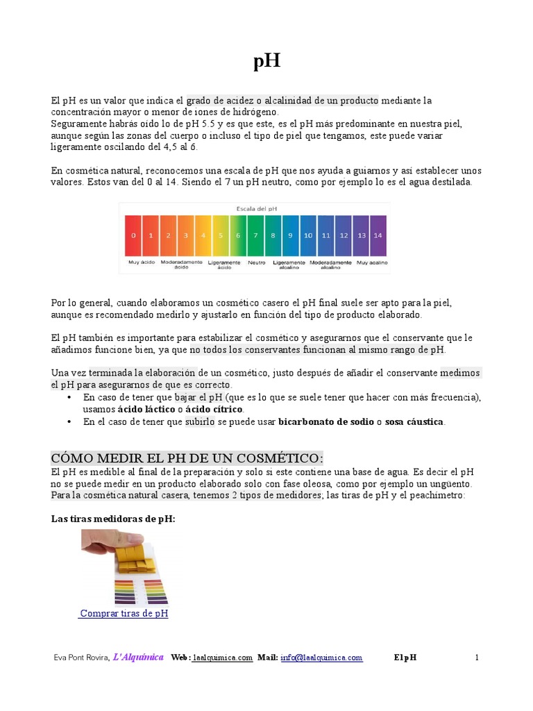 El PH 2 | PDF | Ph | Ciencias fisicas