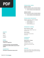 Template CV ATS Fresh Graduate | PDF