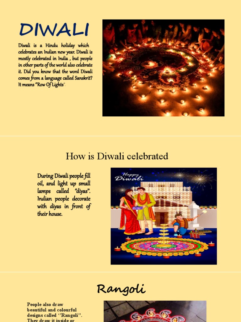 Diwali Festival: Celebration and Meaning | PDF