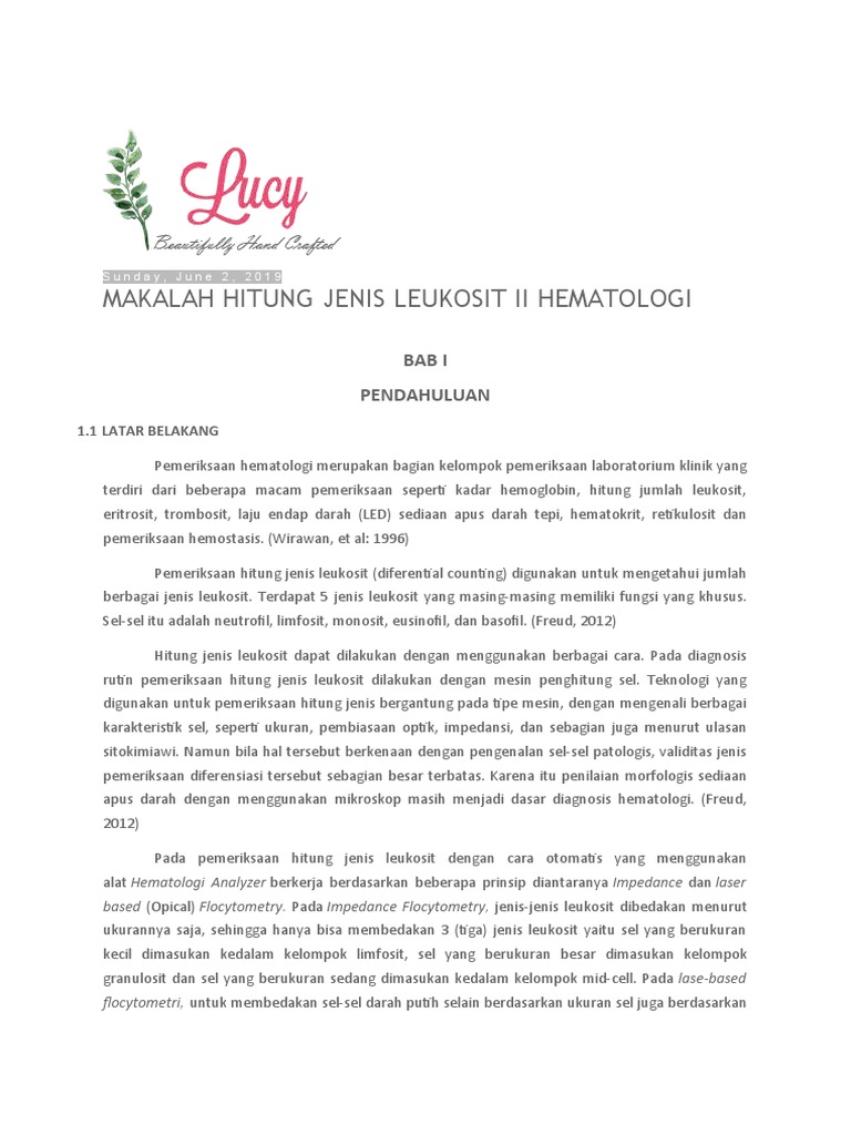 Pemeriksaan Diff Count | PDF | Pengembangan Diri | Kesehatan Holistik