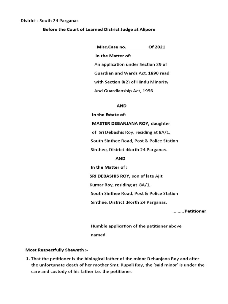 Miss Case | PDF | Legal Guardian | Justice