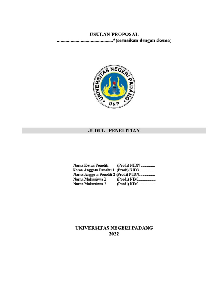 Proposal Penelitian UNP | PDF | Seni