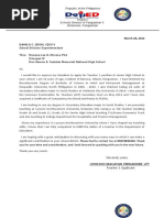 Request Letter Tesda | PDF