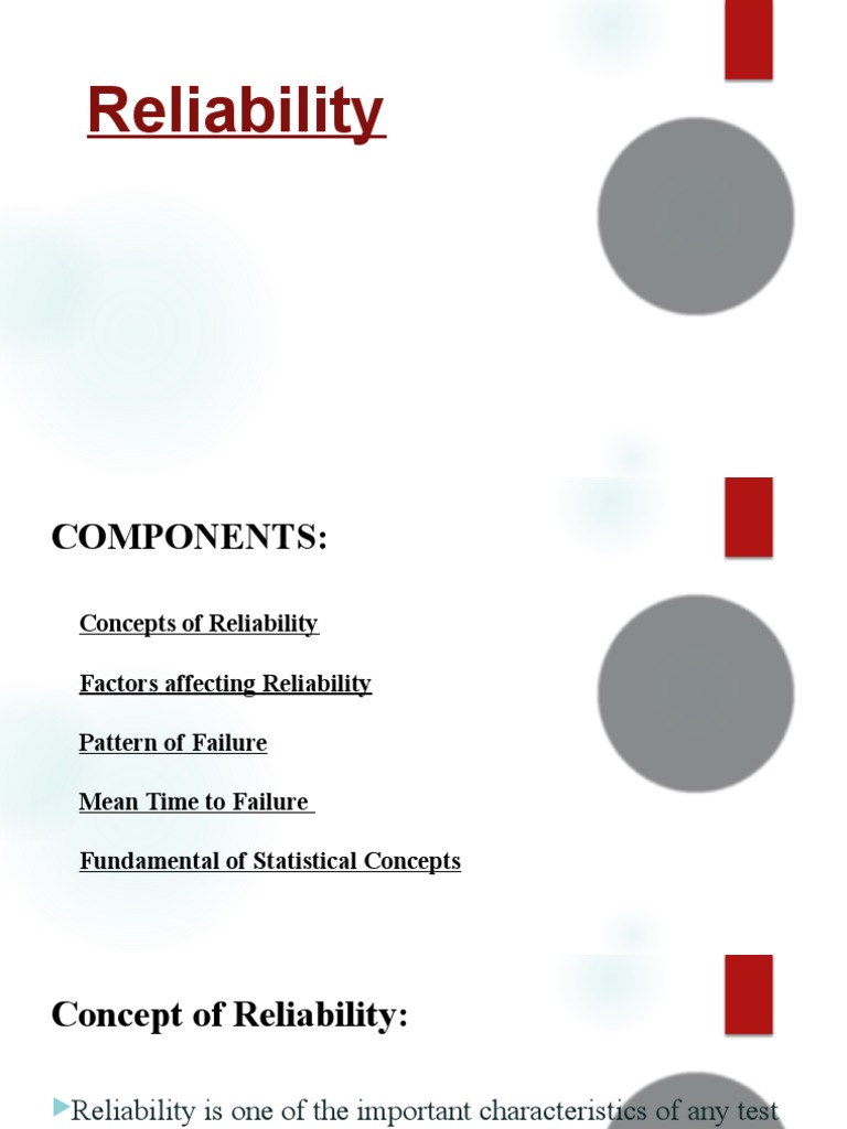 A Comprehensive Guide to Reliability Engineering Concepts: Factors ...