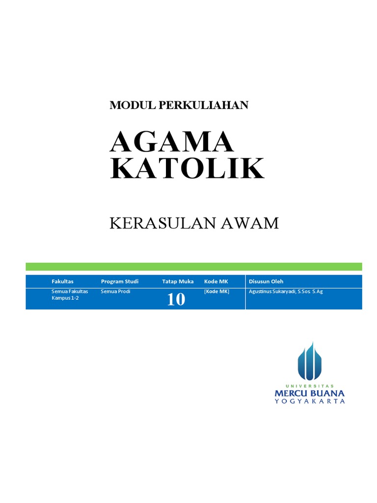 Kerasulan Awam dalam Gereja Katolik | PDF