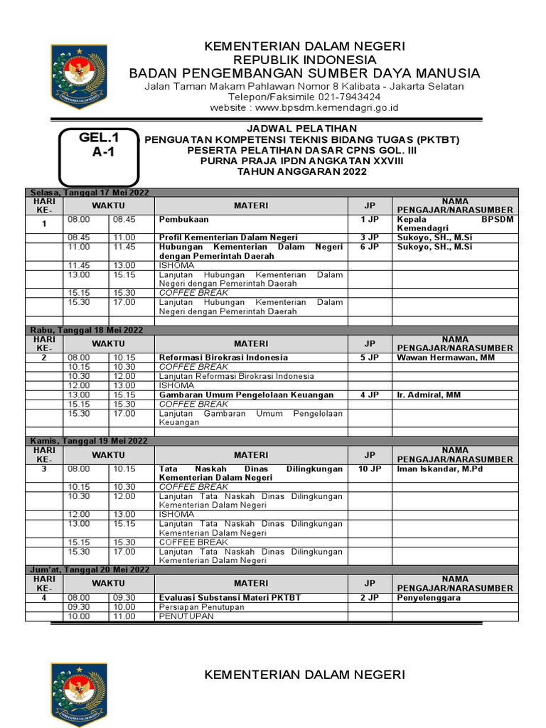 PKTBT Gelombang-1 | PDF