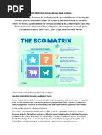 Coca-Cola BCG Matrix | PDF | Coca Cola | The Coca Cola Company