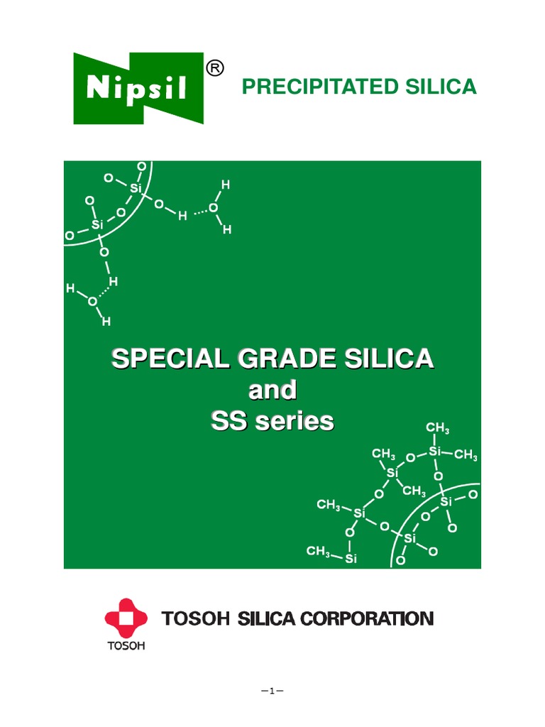 Tosoh Silica Precipitated Silica Brochure | PDF | Silicon Dioxide | Paint