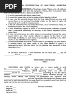 Affidavit Complaint For E-Libel Format | PDF | Defamation | Justice