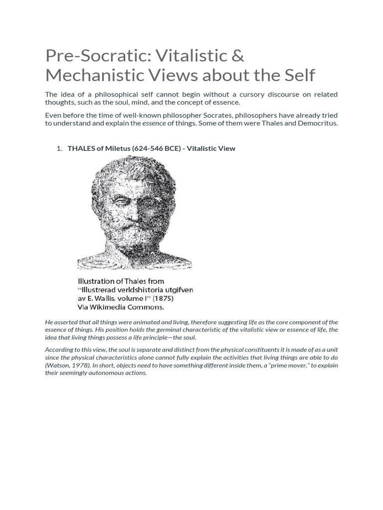 Understanding The Self LESSON 2 | PDF | Id | Soul