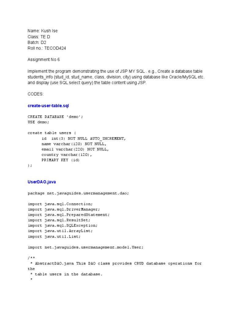 WT Ass 6 Tecod424 | PDF | Computer Science | Software Engineering