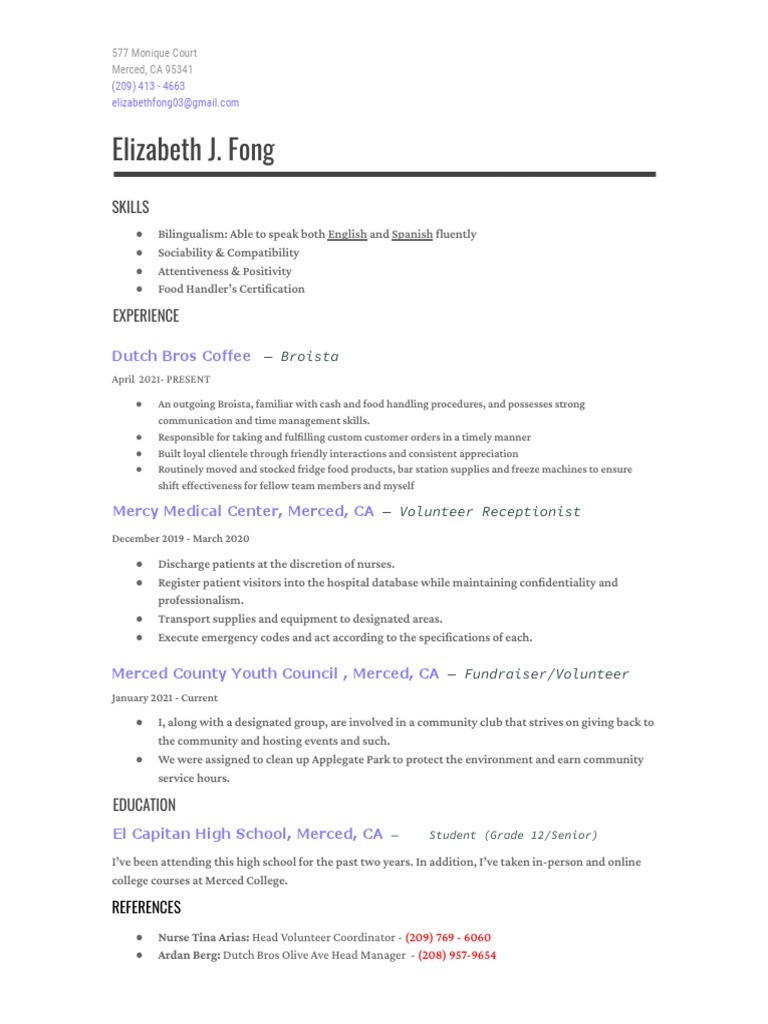 Ellies Resume | PDF