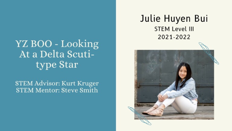 Julie Bui - l3 Stem 2022 Introduction Slides | PDF