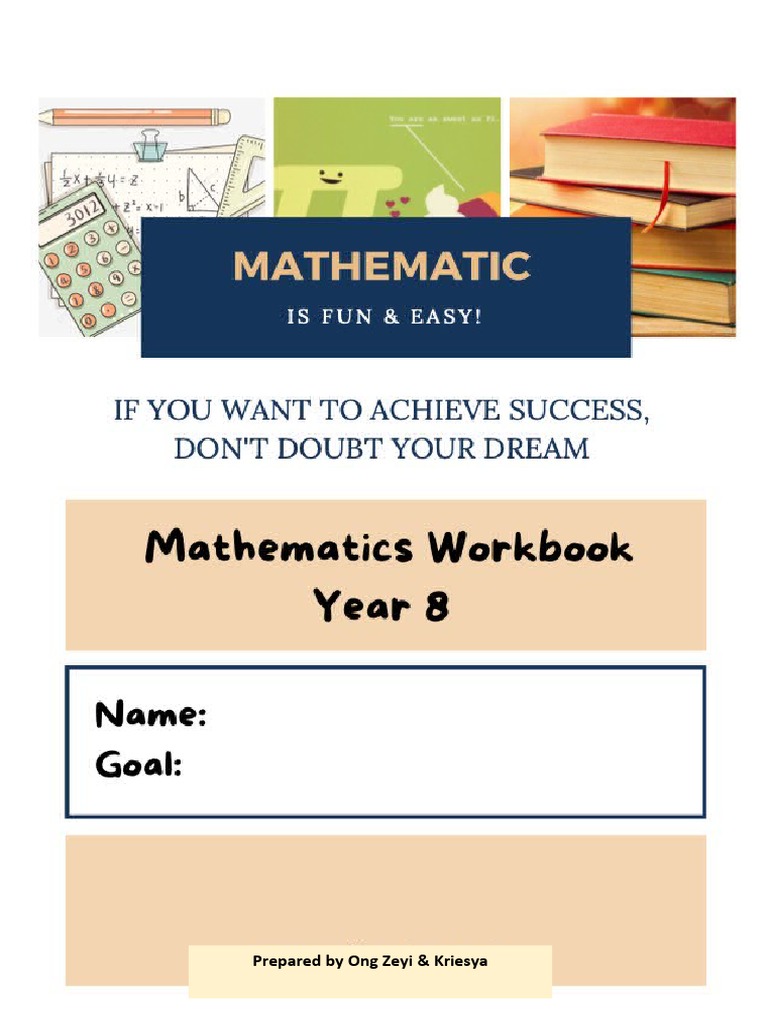 Year 8 Mathematics Workbook | PDF | Factorization | Numbers