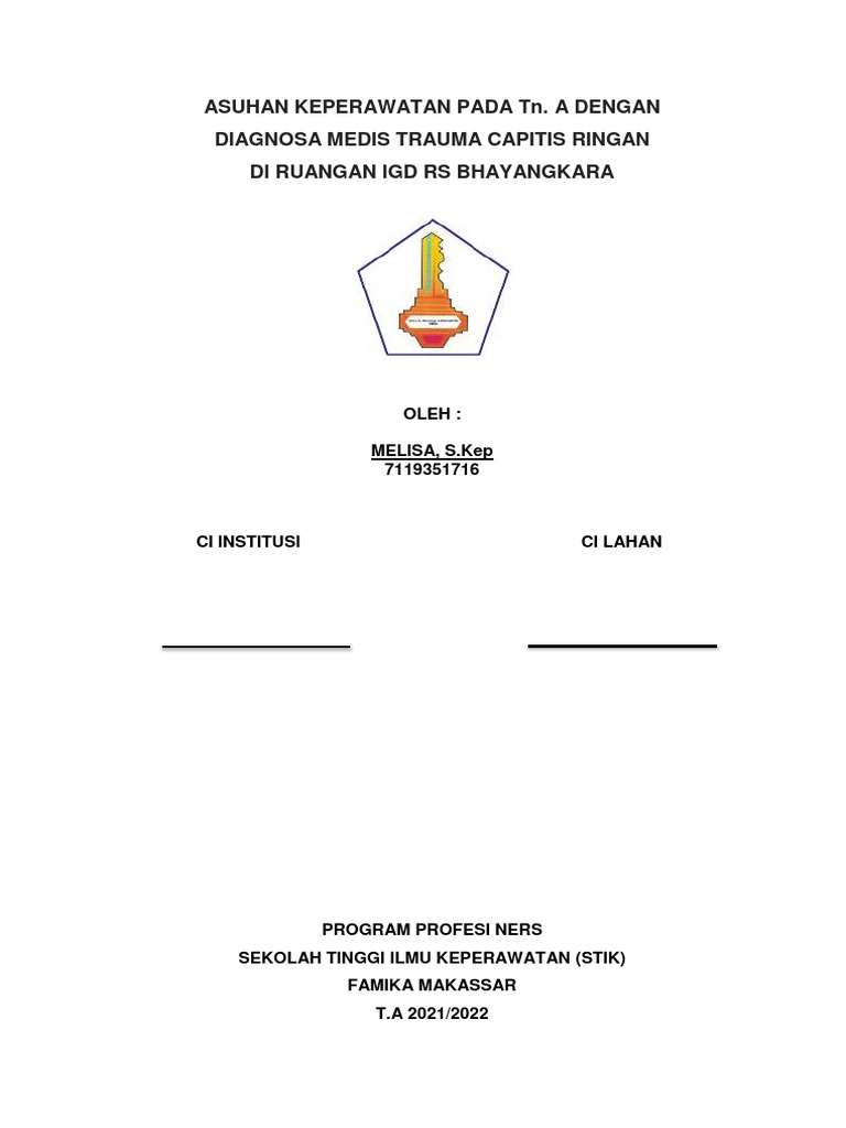 LP Trauma Capitis Ringan Mel | PDF