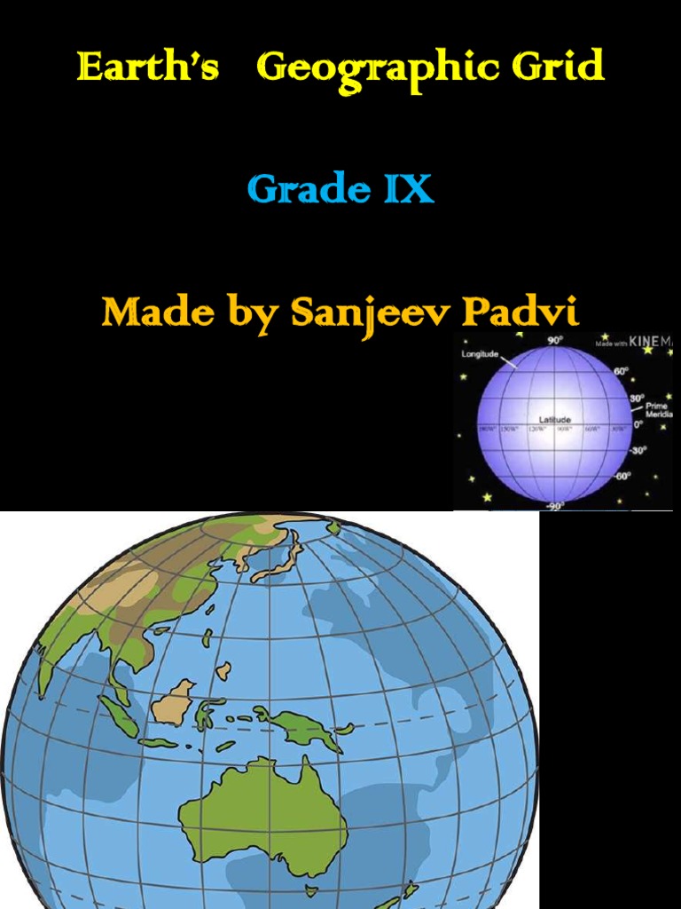 Understanding Earth's Geographic Grid | PDF | Equator | Latitude