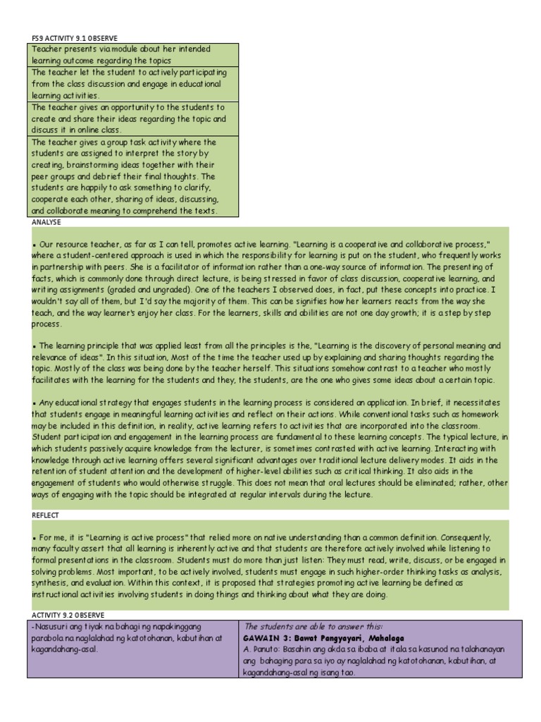 FS9 Activity 9 | PDF | Massive Open Online Course | Educational Technology