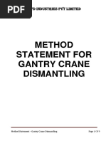 Method Statement For The Loading, Unloading and Shifting of Material | PDF | Crane (Machine ...