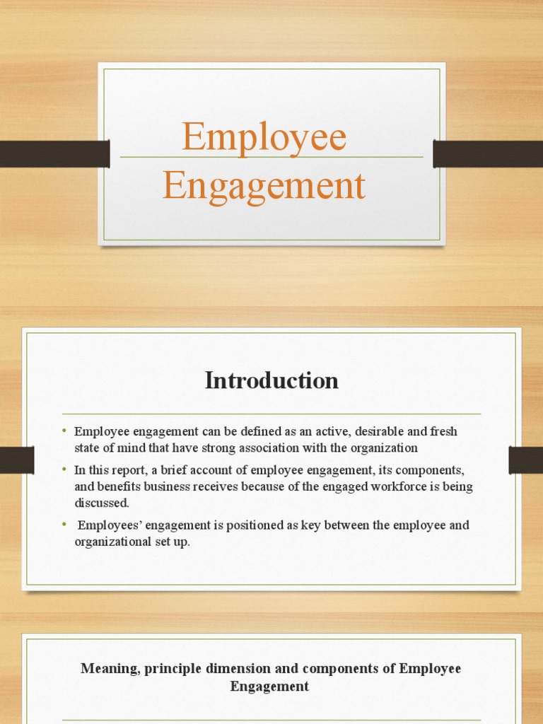 Employee Engagement | PDF | Employment | Behavioural Sciences