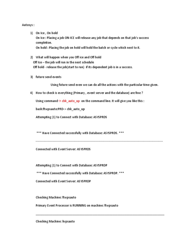 Autosys Pdf Command Line Interface Information Age
