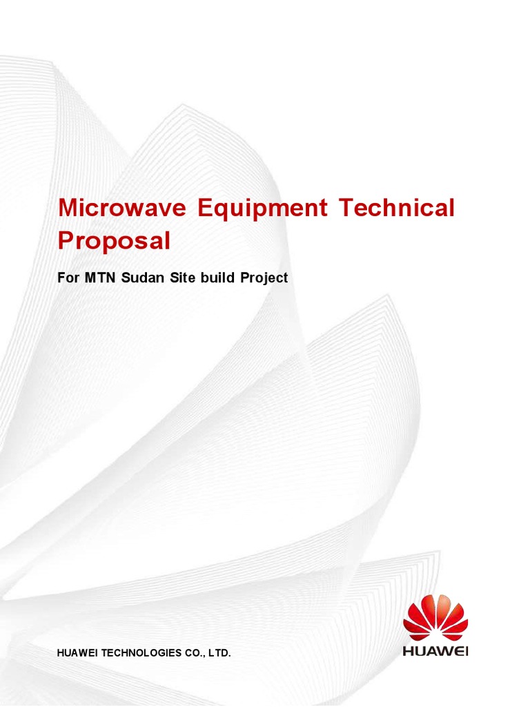 Microwave Equipment Technical Proposal: For MTN Sudan Site Build ...