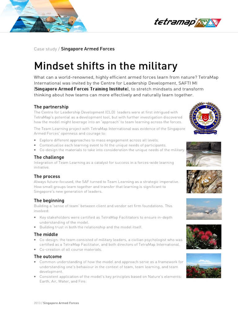 Mindset Shifts in The Military: Case Study | PDF | Psychology | Cognition