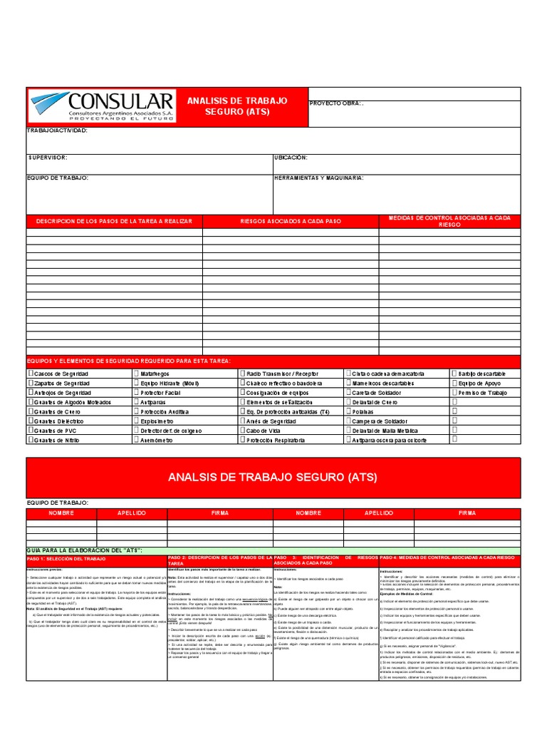 Planilla Ats | PDF | Herramientas