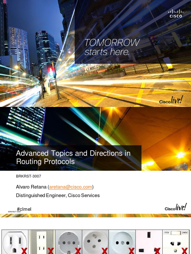 BRKRST-3007 Advanced Topics and Directions in Routing Protocols | PDF ... BRKRST-3007 Advanced Topics and Directions in Routing Protocols | PDF ...