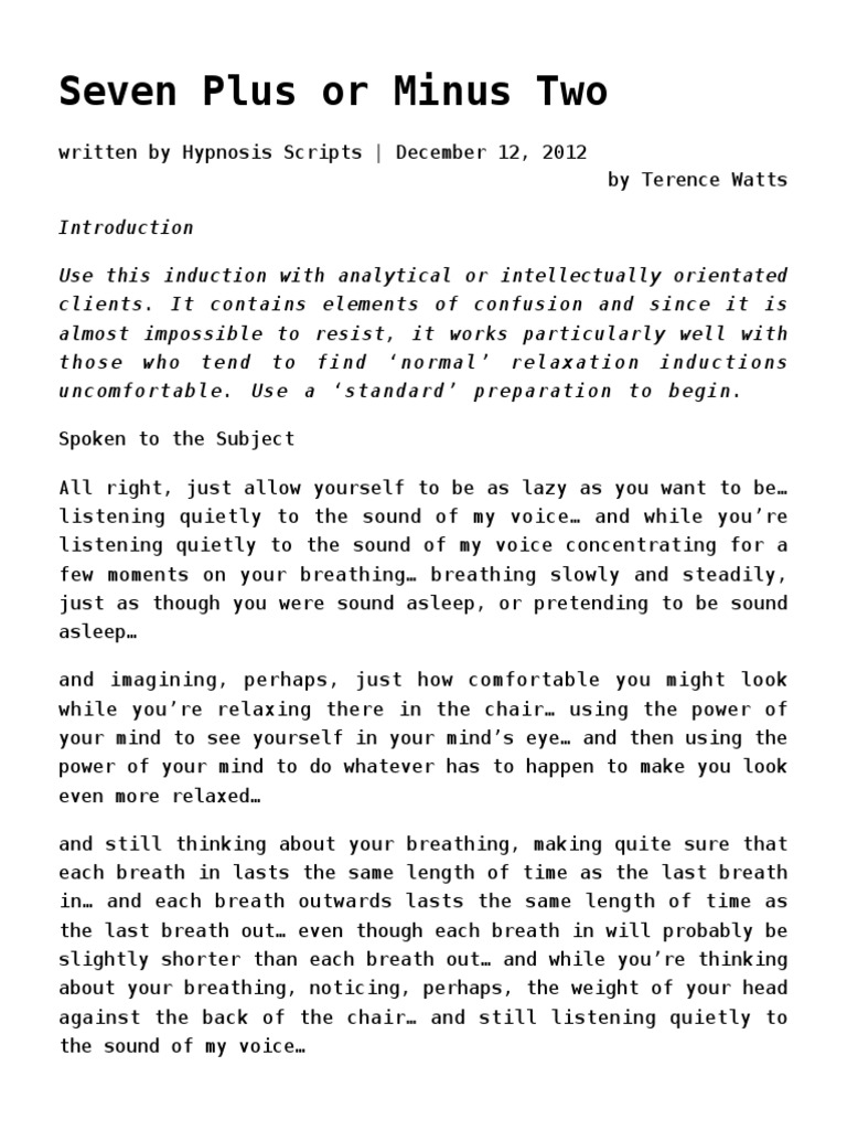 Seven Plus or Minus Two | PDF | Psychology | Cognitive Science