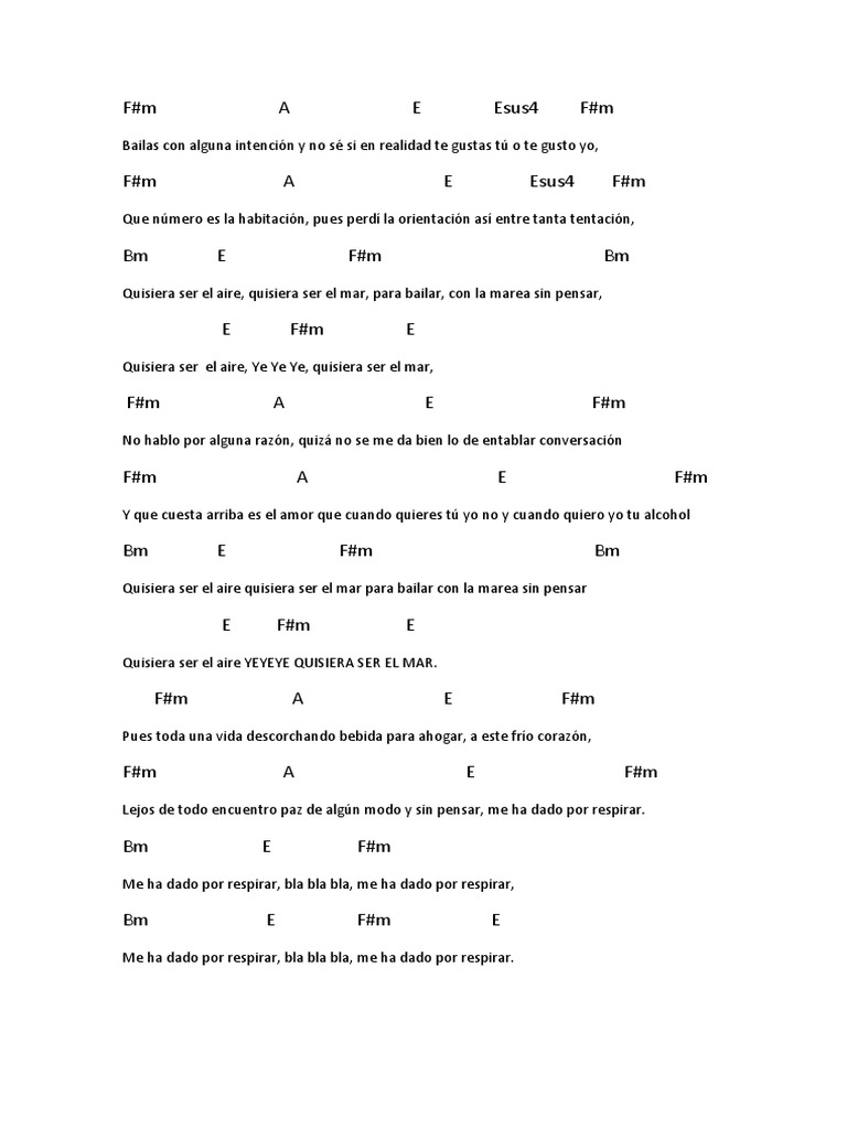 Letra de "Corazón Frío" | PDF